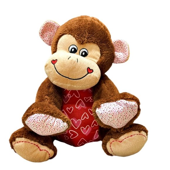 Dan Dee | Toys | Dan Dee Monkey Valentines Hearts Plush Stuffed Animal ...
